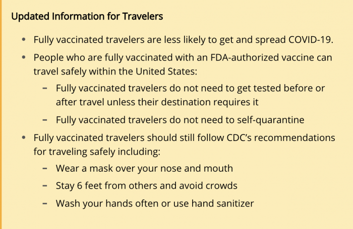 Breaking News! CDC Relaxes COVID Travel Guidelines | RedWeek